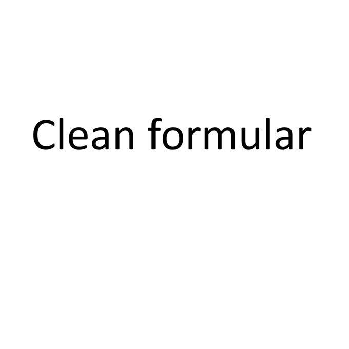 CLEAN FORMULAR商标_申请/注册号45826489 - 企查查